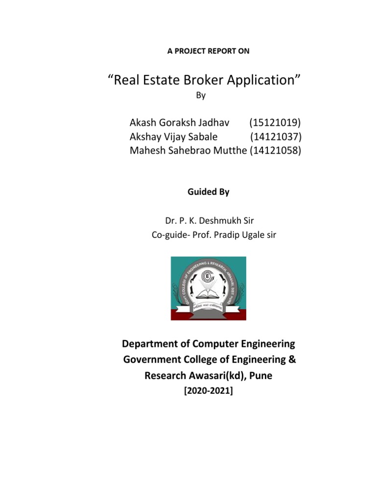 REBA F Report | PDF | Agile Software Development | Databases