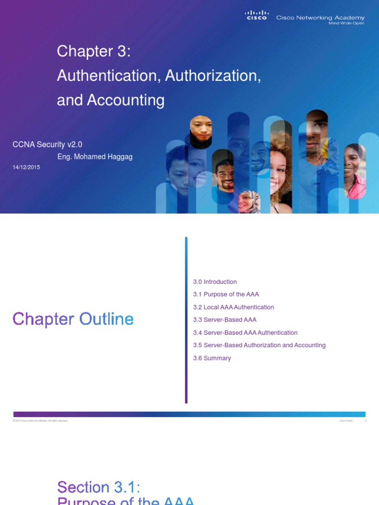 Chapter 3 - Authentication, Authorization, and Accounting - Compressed ...