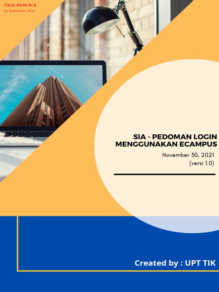 Panduan Login SIA | PDF