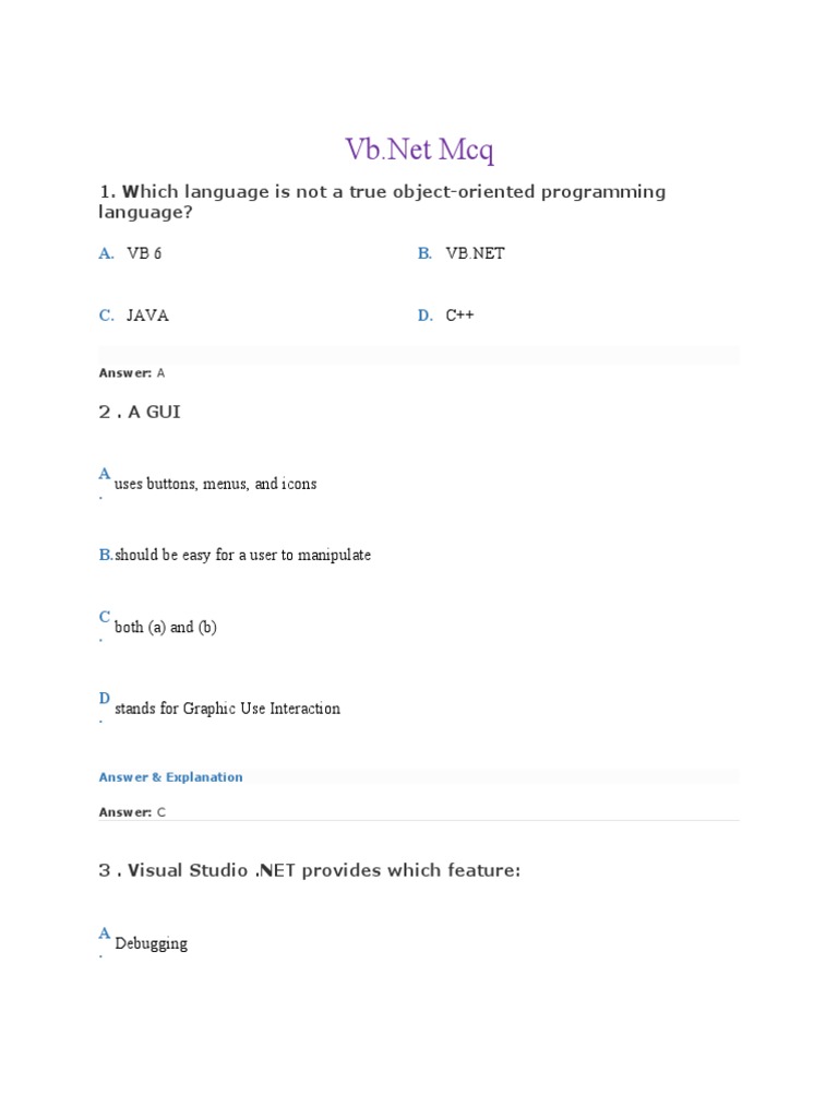 Which Language Is Not A True Object Oriented Programming Language