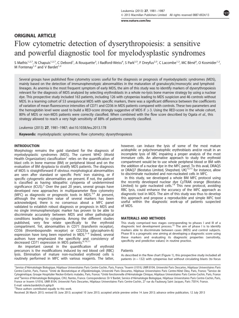 MFC Mds Score Ogata | PDF | Sensitivity And Specificity | Medical ...