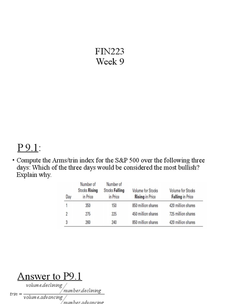Tutorial Week 10 | PDF | Investments & Securities | Financial Services