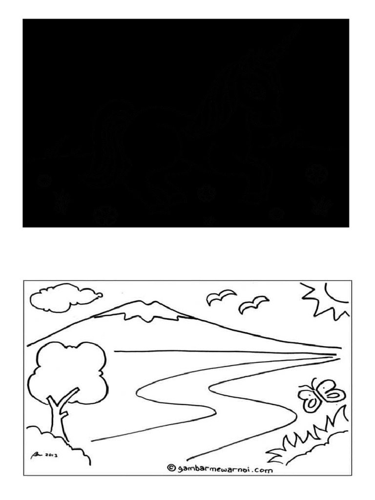 Sketsa Mewarnai | PDF