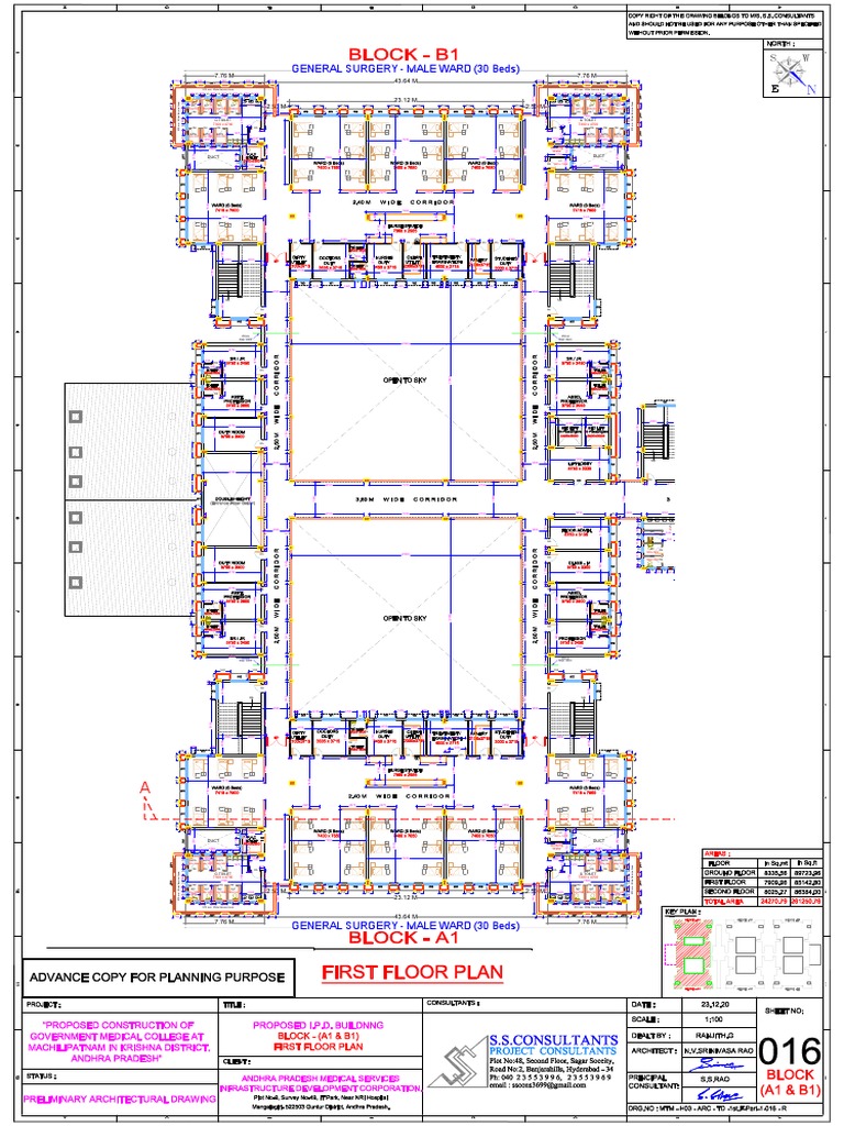 General Surgery Male Ward Layout | PDF
