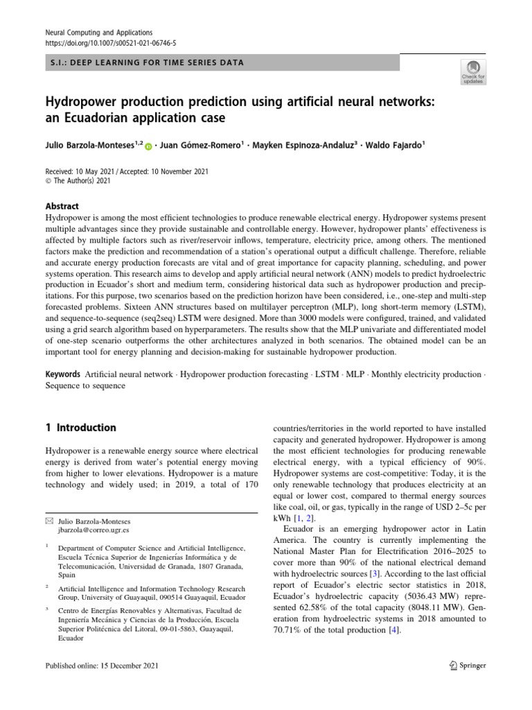 2021 Article | PDF | Artificial Neural Network | Dependent And ...