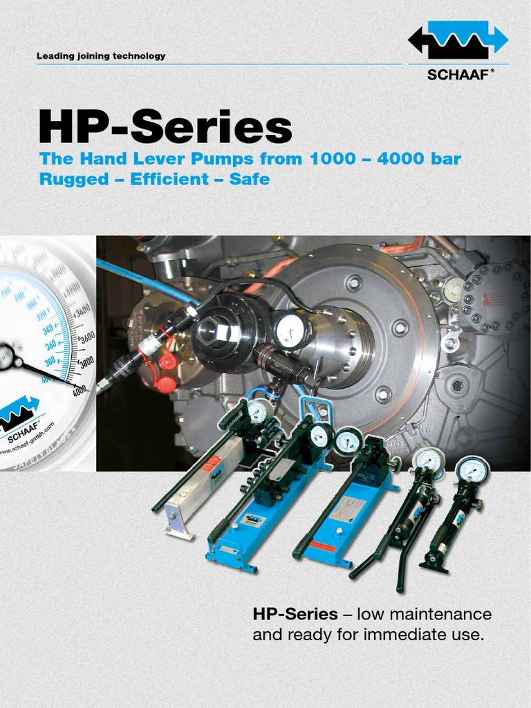 Schaaf 24,00 HP Series GB | PDF | Pump | Valve