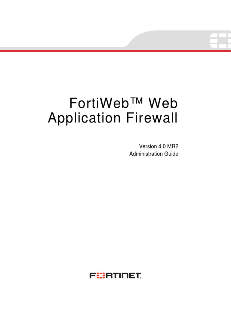 FortiWeb™ Web Application Firewall (PDFDrive) | PDF | World Wide Web ...
