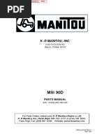 Manitou MT 1330 1337 1637 Part Catalog | PDF
