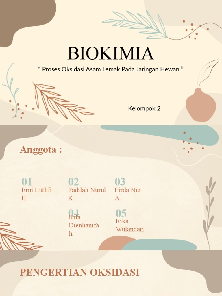 Biokimia Kelompok 2 | PDF | Kesehatan Holistik | Teknologi & Rekayasa