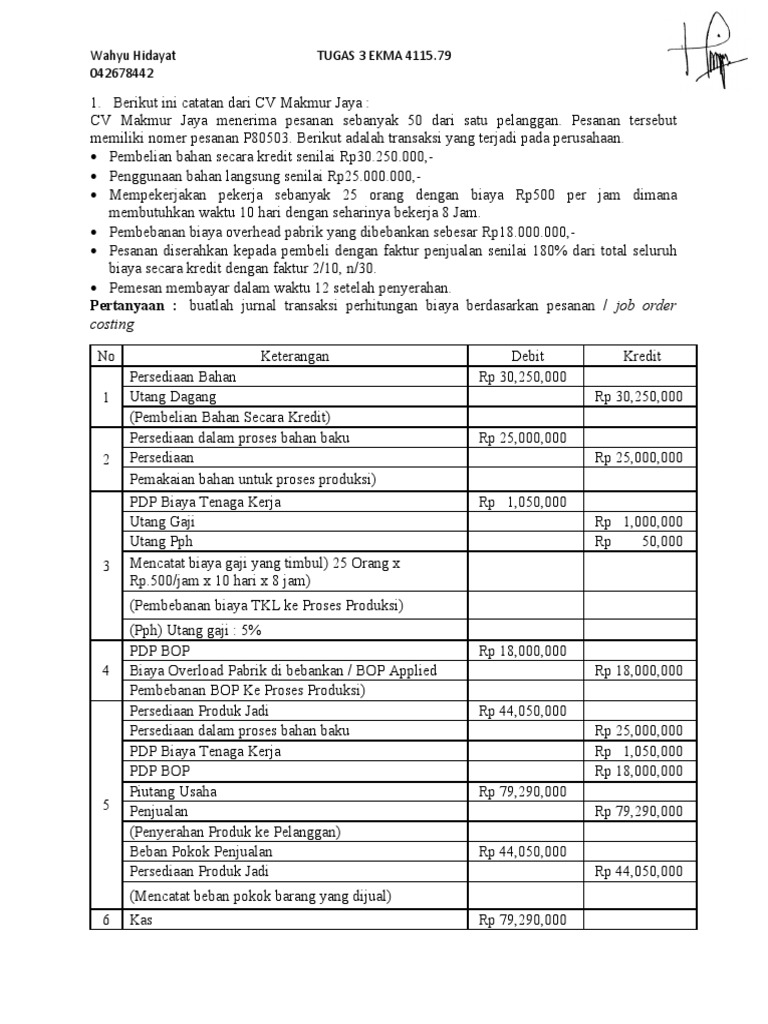 Tugas 3 Wahyu Hidayat 042678442 EKMA 4115 | PDF