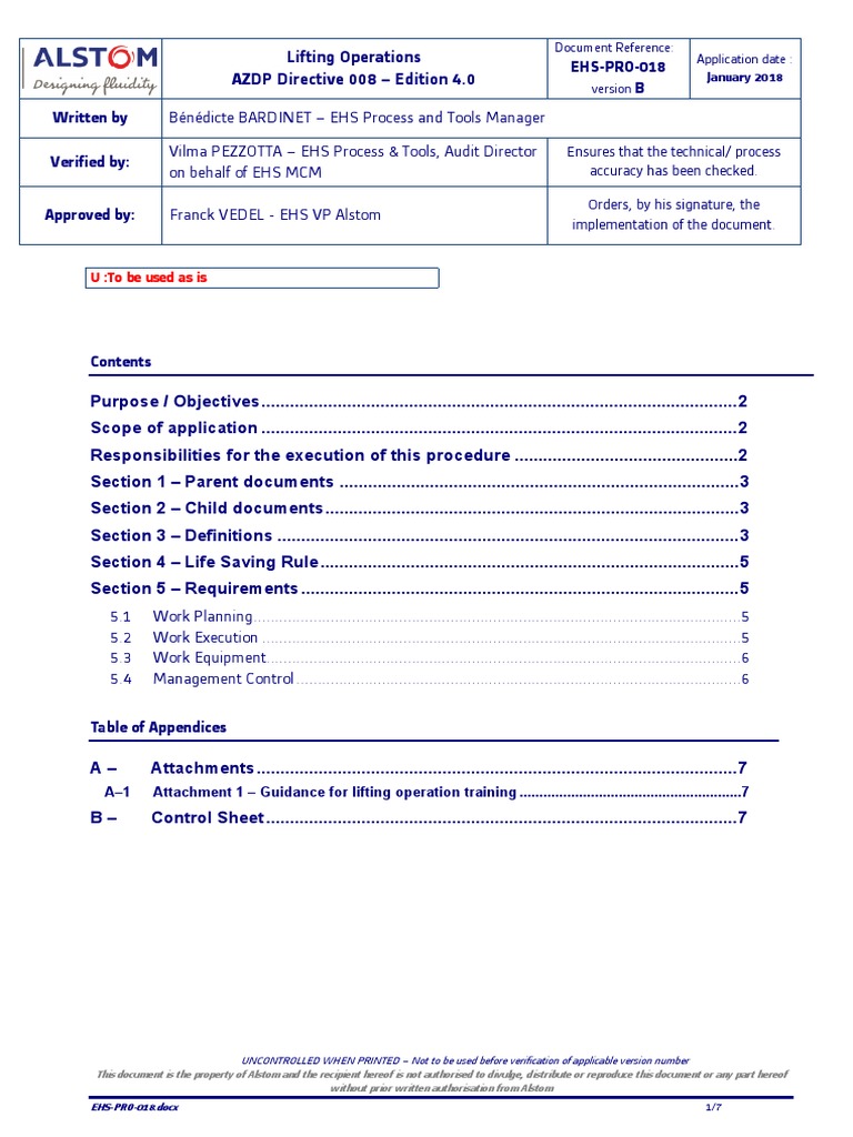 Lifting Operations AZDP Directive 008 - Edition 4.0: U:Tobeusedasis ...