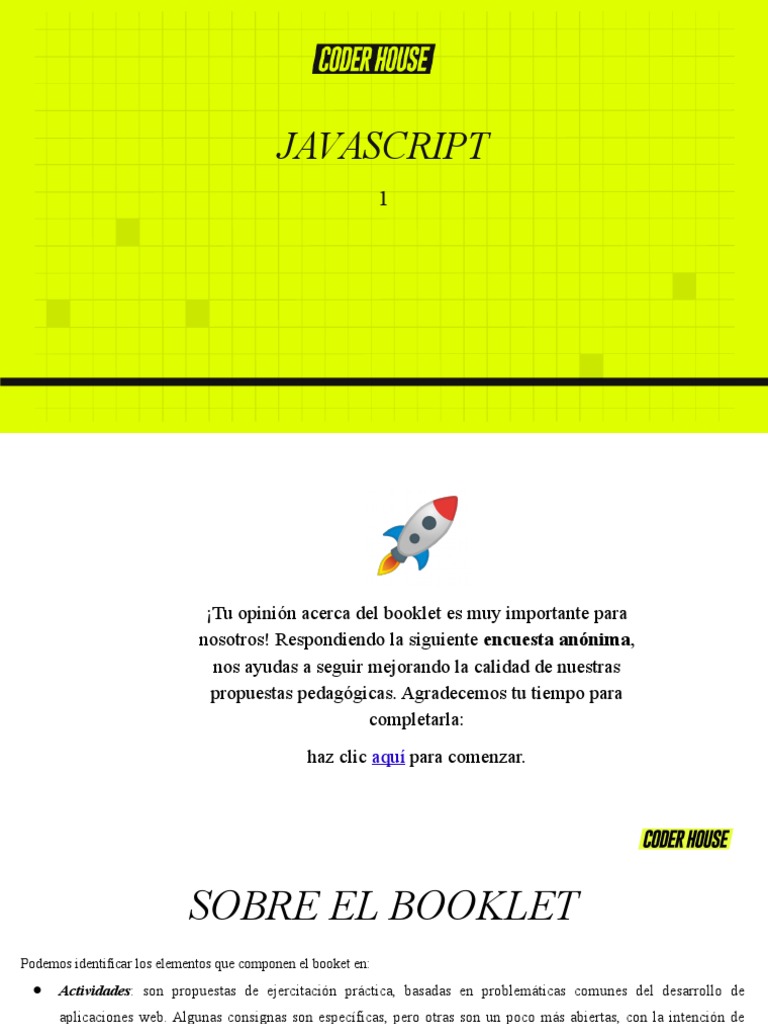 Guía de Actividades JavaScript | PDF | Modelo de objeto de documento | Estructura de datos de matriz
