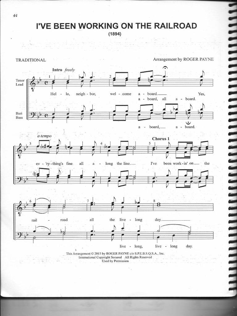 Ive Been Working On The Railroad | PDF