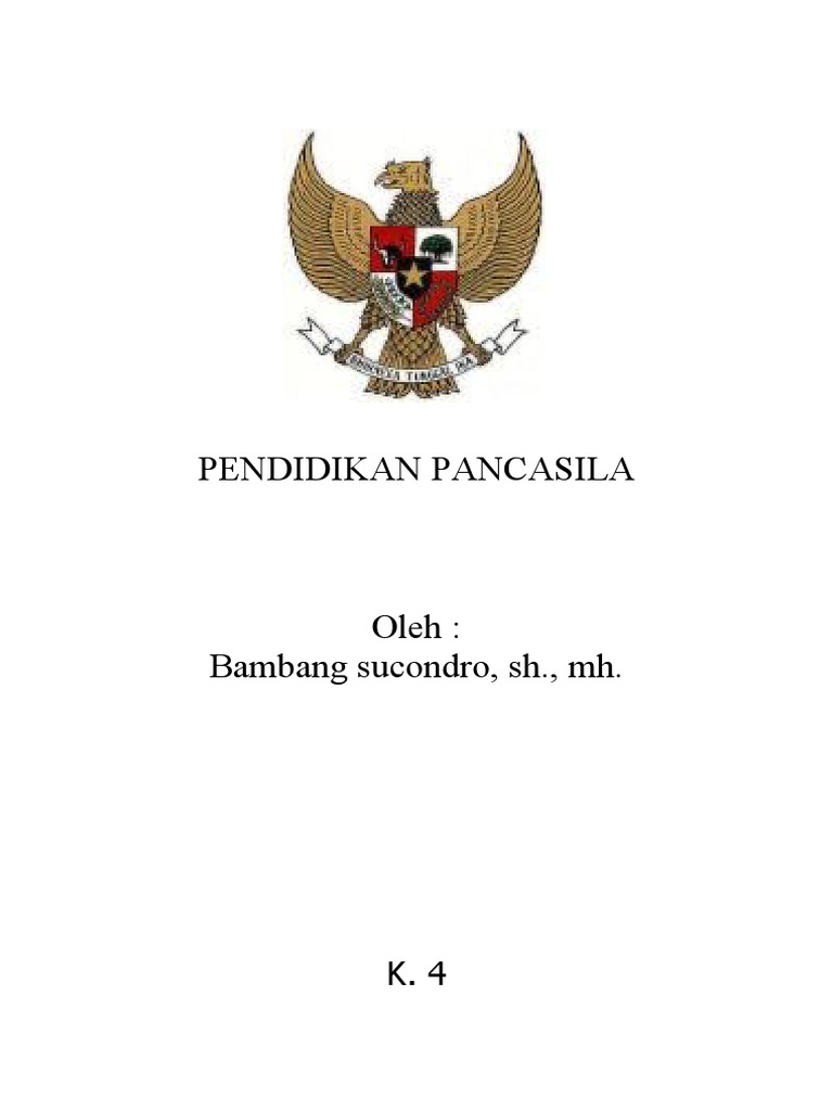 Pancasila K4 | PDF