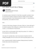 Inch Dia Calculation | PDF