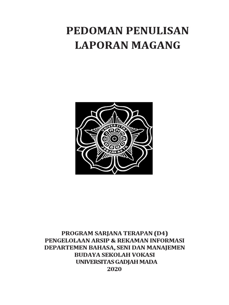 PANDUAN PENULISAN LAPORAN MAGANG Pari20 | PDF | Seni | Komputer