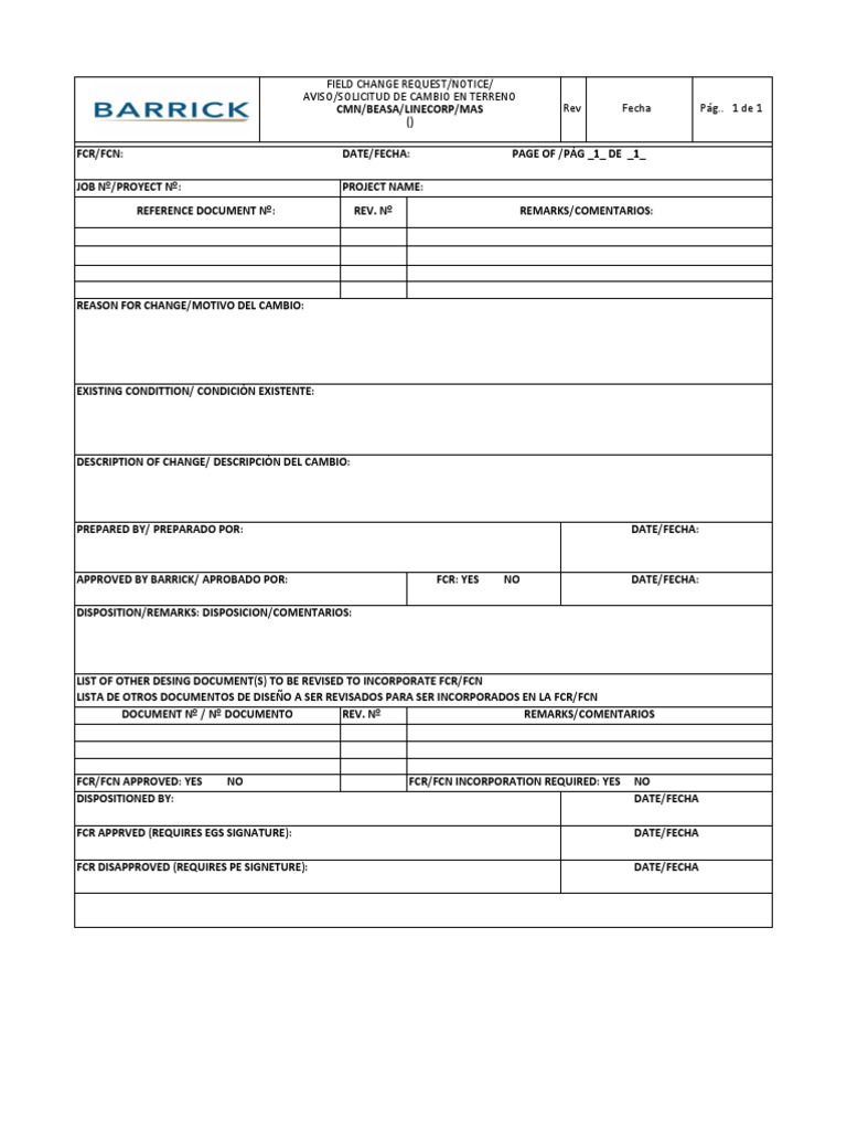 Formato FCR-FCN | PDF