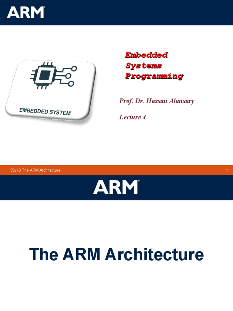Embedded Systems Programming | PDF | Arm Architecture | Digital Electronics