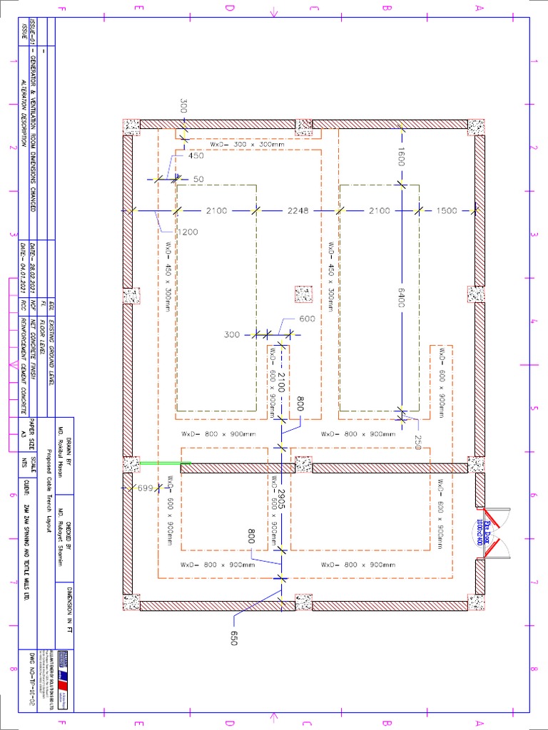 Cable Trench Layout | PDF