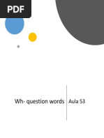 Word Order in Questions | PDF | Question | Verb
