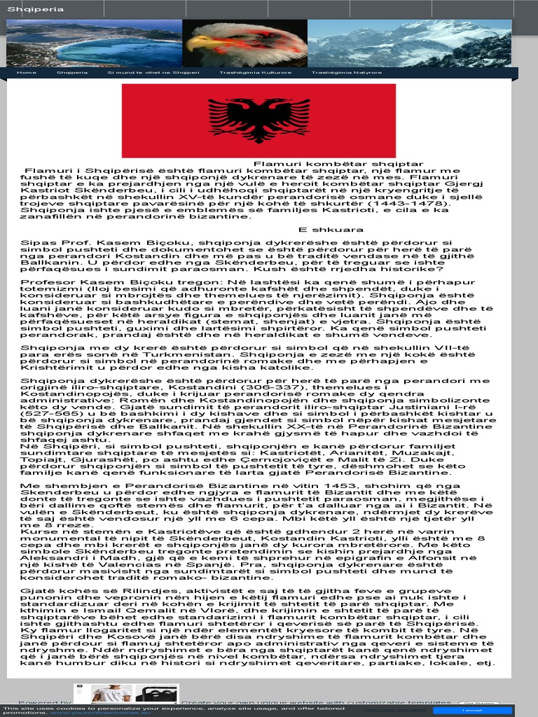 Flamuri I Shqiperise - Shqiperia | PDF