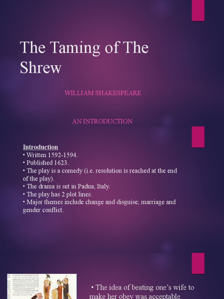 The Taming of The Shrew | PDF | The Taming Of The Shrew