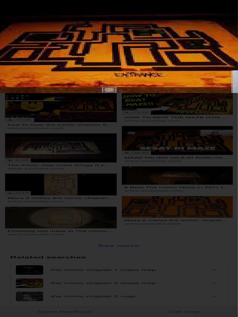 Images: The Mimic Chapter 1 Maze Map 2 in 2021 - The Mimic, Paper Lamp ...