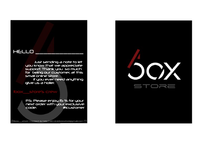 Hello - : 1 Box - Store' S Crew | PDF