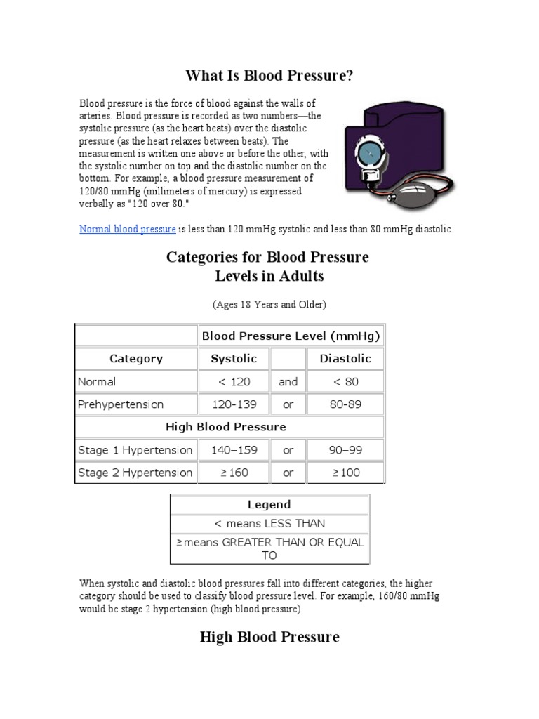 What Is Blood Pressure | Download Free PDF | Hypertension | Diastole