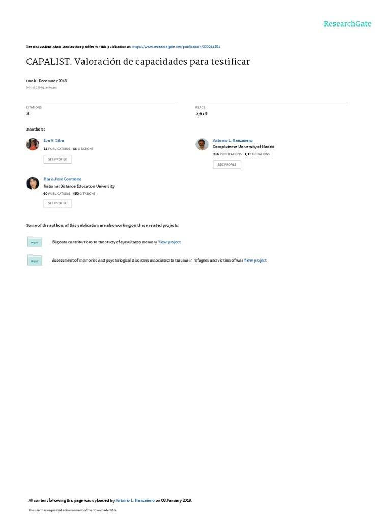 Capalist Pub | PDF | Sicología | Ciencia cognitiva