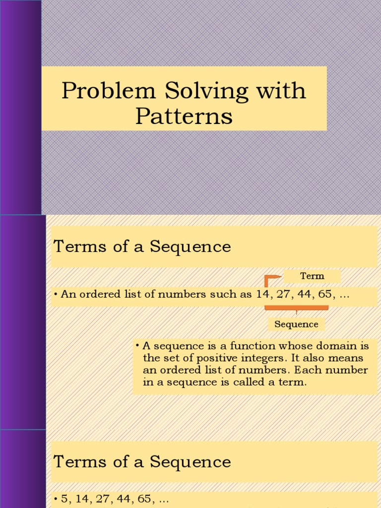 WK14 GE4 Problem Solving With Pattern and With Strategies | PDF ...