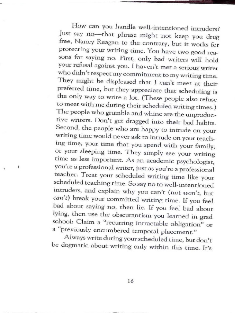 How To Write A Lot A Practical Guide To Productive Academic Writing | PDF