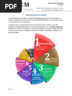 8 Dimensions of Quality | PDF