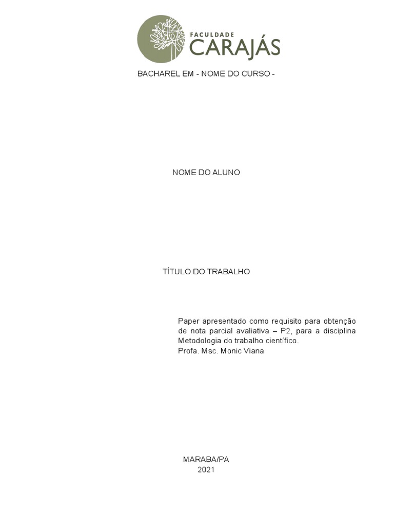 Modelo de Paper | PDF