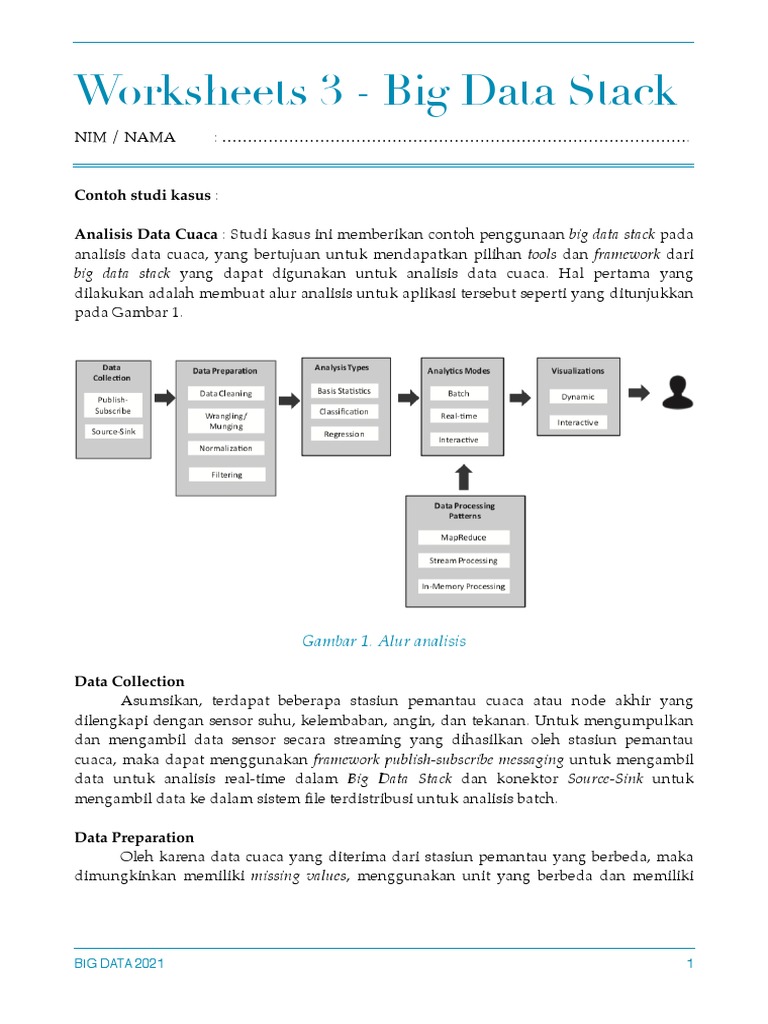 Worksheets 3 - Big Data Analytics and Technologies | PDF