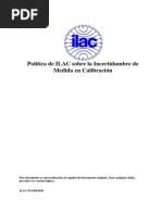 Ilac P10-2020 Politica de Trazabilidad Ilac en La Medición de Resultados | PDF | Calibración ...