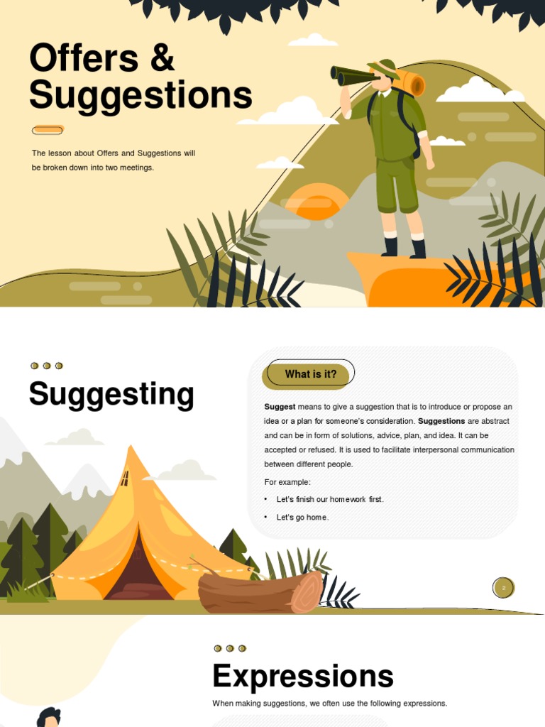 3.1 Offers and Suggestions (Part 1) | PDF | Cognitive Science ...