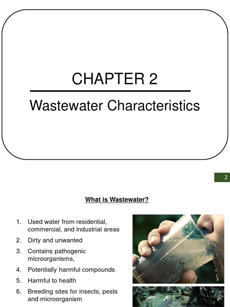 Wastewater Characteristics Guide | PDF | Water | Sewage Treatment