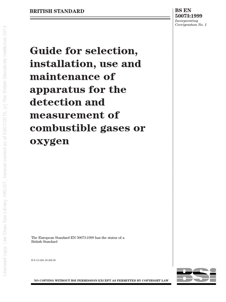 Guide For Selection, Installation, Use and Maintenance of Apparatus For ...