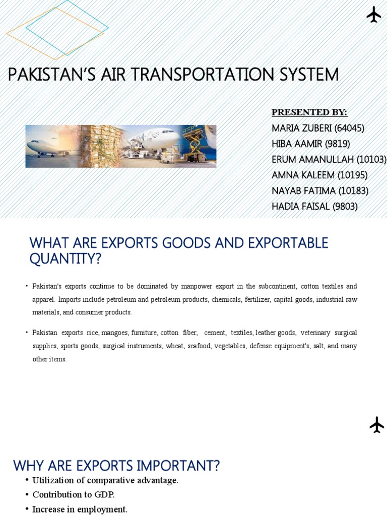 Pakistan's Air Cargo Transportation Overview | PDF | Airlines | Transport