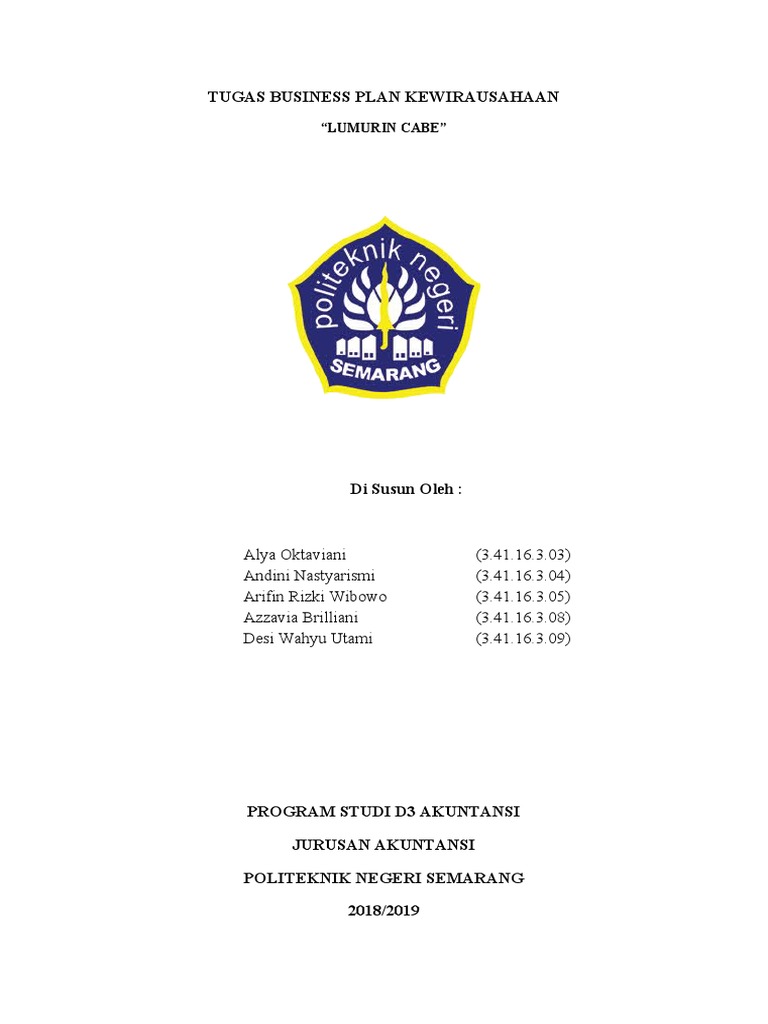 Contoh Business Plan | PDF