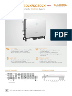 Sungrow Solar Commercial Three Phase 50kw String Inverter Datasheet ...