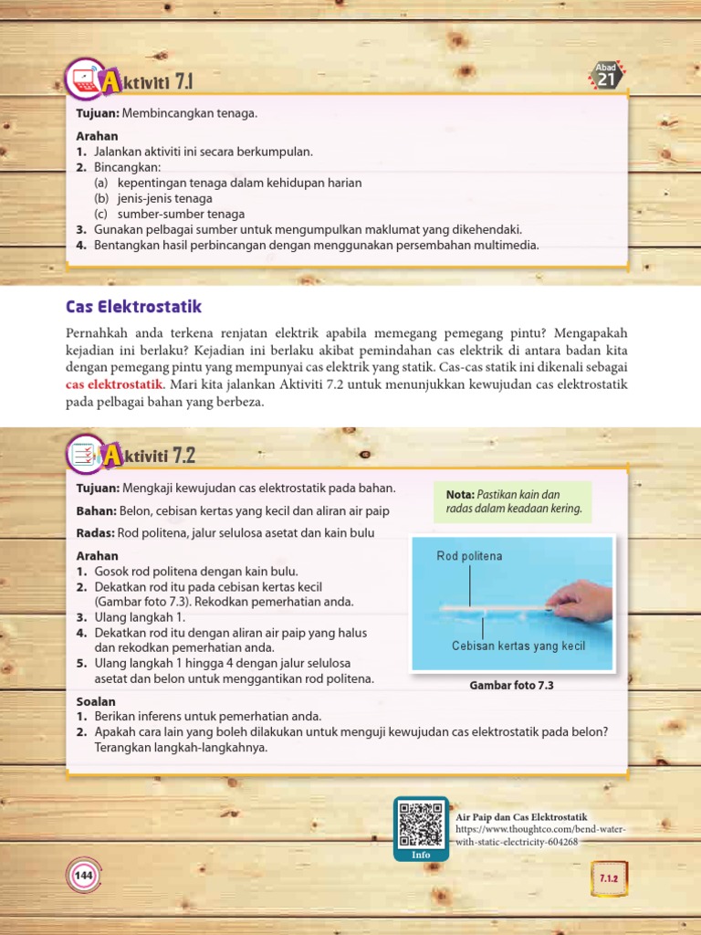Elektrostatik Tingkatan 2 | PDF