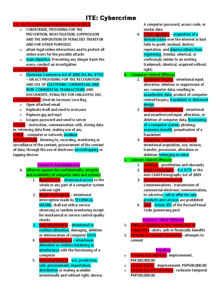 Understanding the Philippines' Cybercrime Prevention Act of 2012: An ...