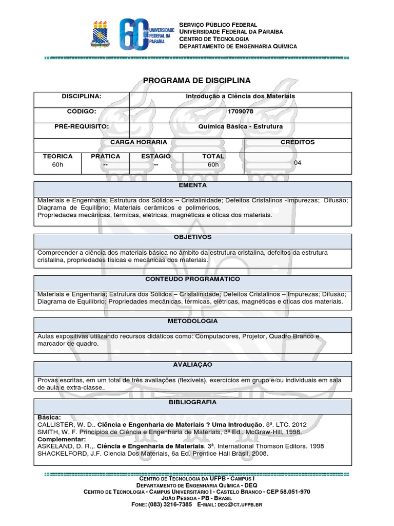 Introdução à Ciência Dos Materiais Pdf Ciência De Materiais