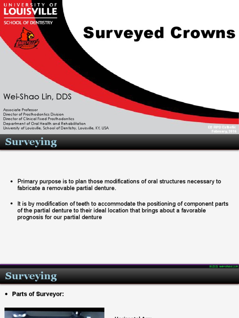 Survey Crown - 2016 | PDF | Medical Specialties | Health Sciences