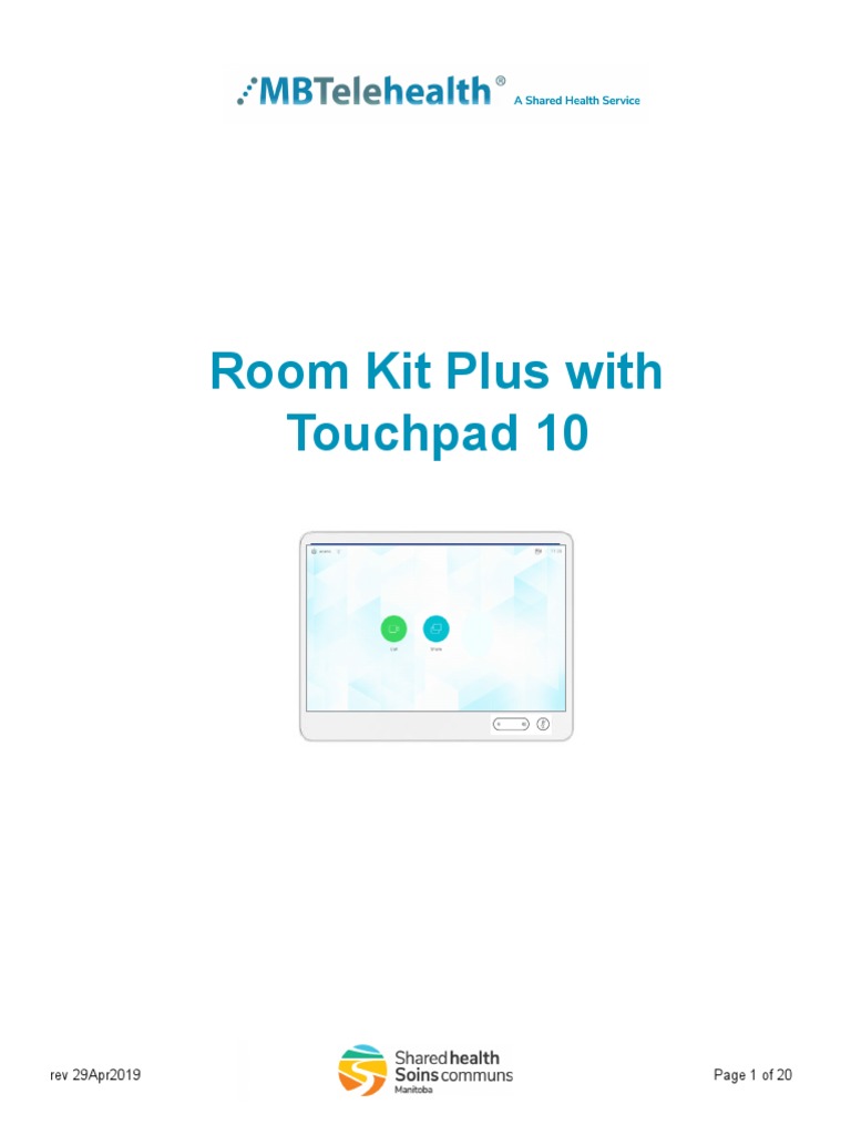 Room Kit Plus With Touchpad10 User Guide | PDF | Videotelephony ...