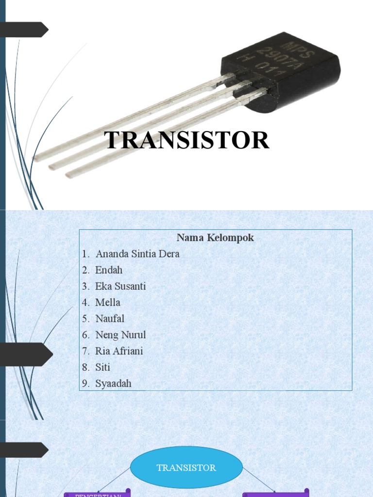 Panduan Dasar Transistor | PDF