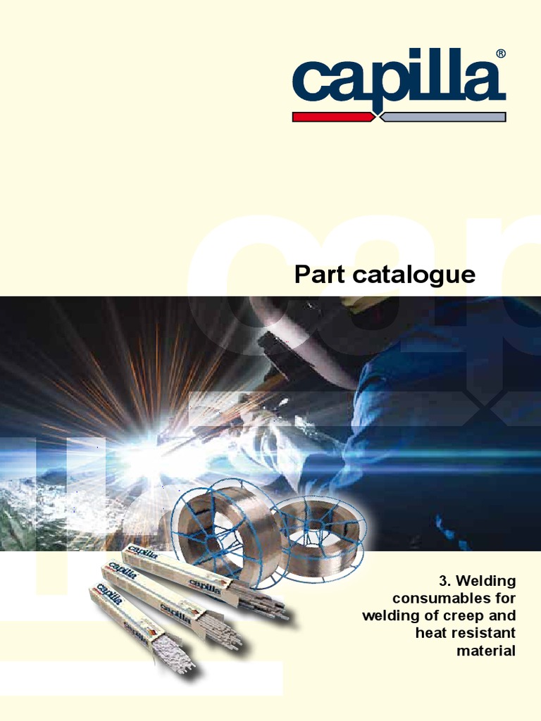 CAPILLA - Welding Consumables For Welding of Creep and Heat Resistant ...