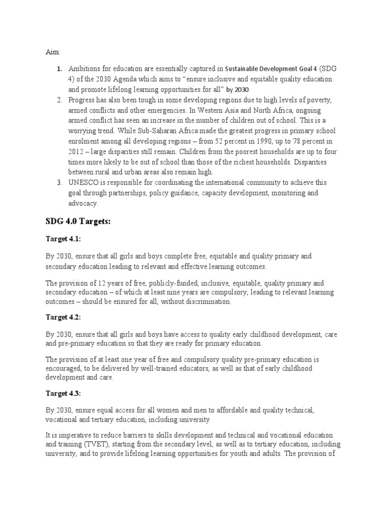 Achieving Sustainable Development Goal 4: Ensuring Inclusive and ...